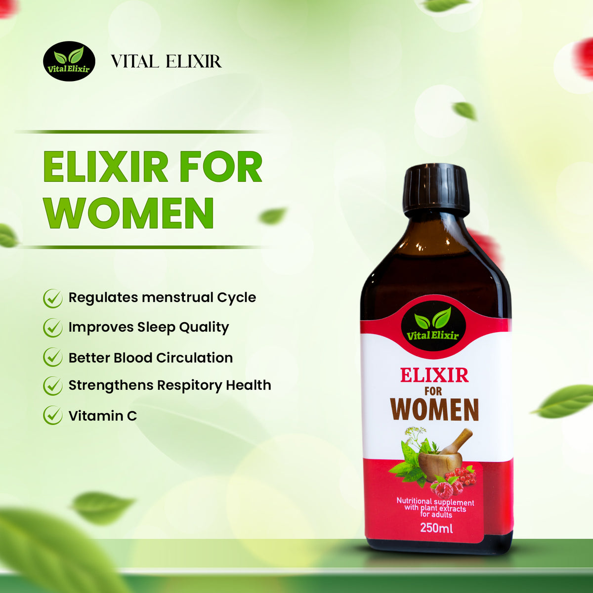 ForWomenNaturalHormoneBalanceEnergyMoodSupportVitalElixirSupplement – Vital Elixir